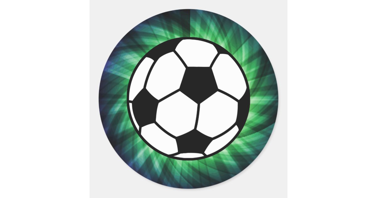 Soccer Ball Classic Round Sticker | Zazzle