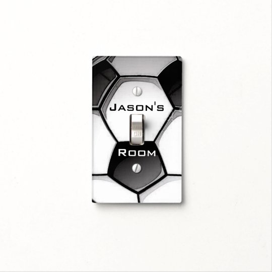 Soccer Ball Design Light Switch Cover | Zazzle.com
