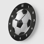 Soccer Ball Design Wall Clock | Zazzle