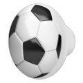 Soccer Ball Football Ceramic Knob | Zazzle