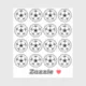 Soccer Ball Football Game Day Reminder Planner Sticker | Zazzle