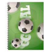 Soccer Ball Football Goal - Notebook | Zazzle