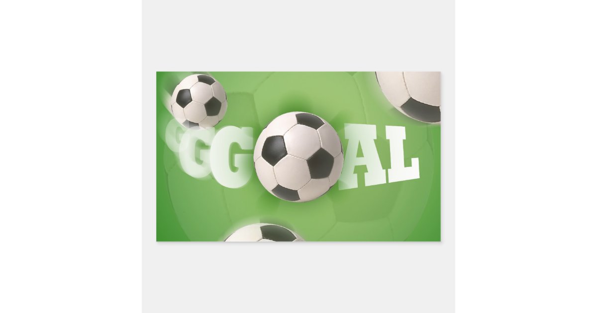 Soccer Ball Football Goal - Sticker | Zazzle