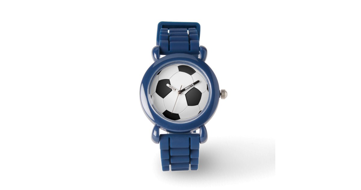 Soccer Ball Football Illustration Wrist watch | Zazzle