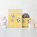 Soccer Ball Football Sports Kids Birthday Party Wrapping Paper | Zazzle