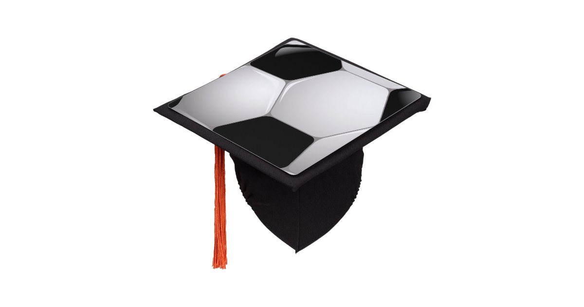 Soccer Ball Graduation Cap Topper | Zazzle