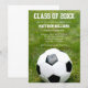 Soccer Ball Graduation Party Announcement | Zazzle