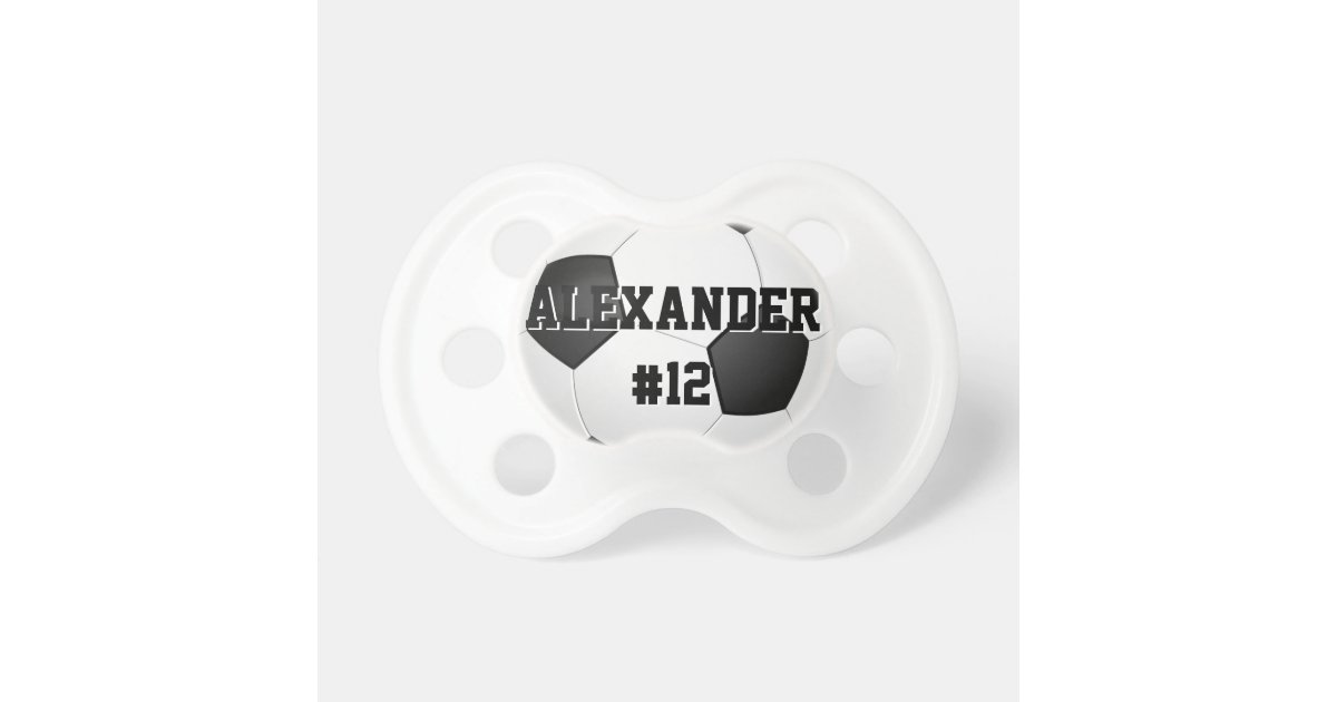 Soccer Ball Junior Varsity Pacifier | Zazzle