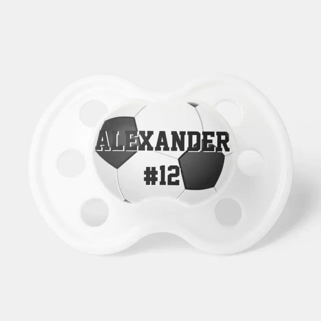 Soccer Ball Junior Varsity Pacifier | Zazzle