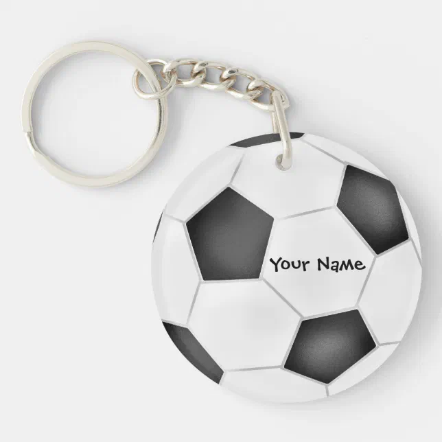 Soccer Ball Key Chain | Zazzle