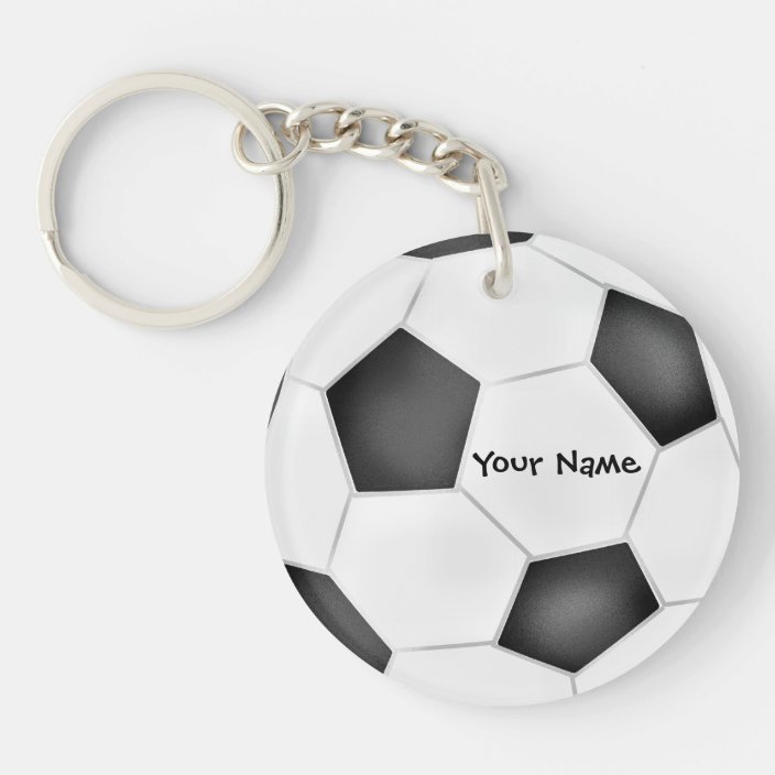 Soccer Ball Key Chain | Zazzle.com