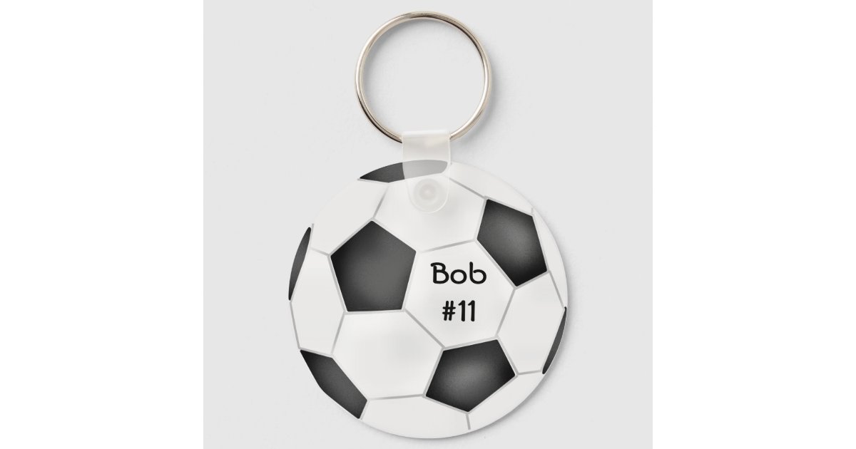 Soccer Ball Keychain | Zazzle