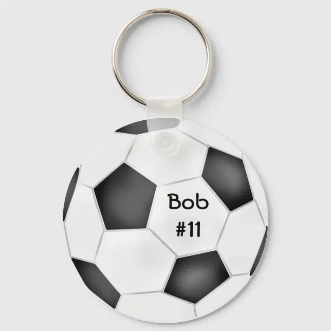 Soccer Ball Keychain | Zazzle