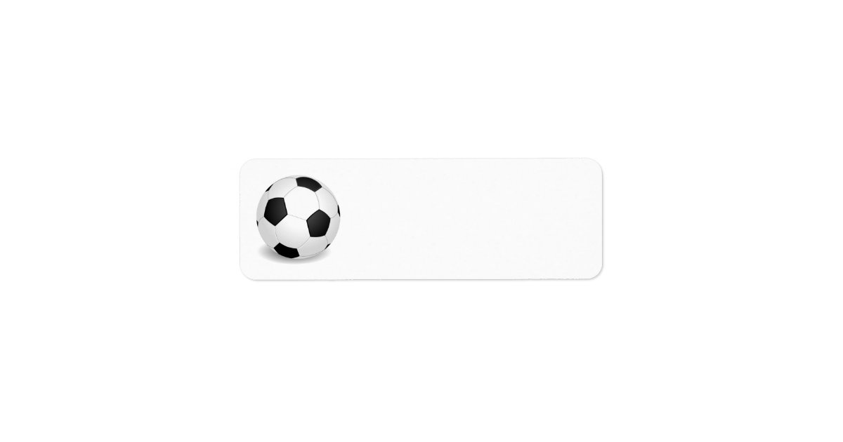 Soccer Ball LABEL | Zazzle
