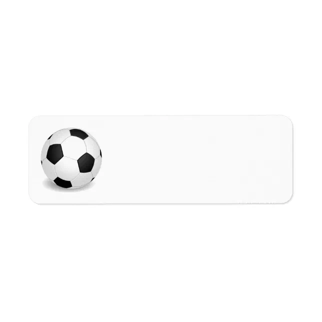 Soccer Ball LABEL | Zazzle