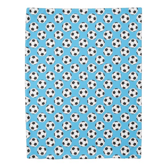 Soccer Ball Pattern Duvet Cover | Zazzle.com