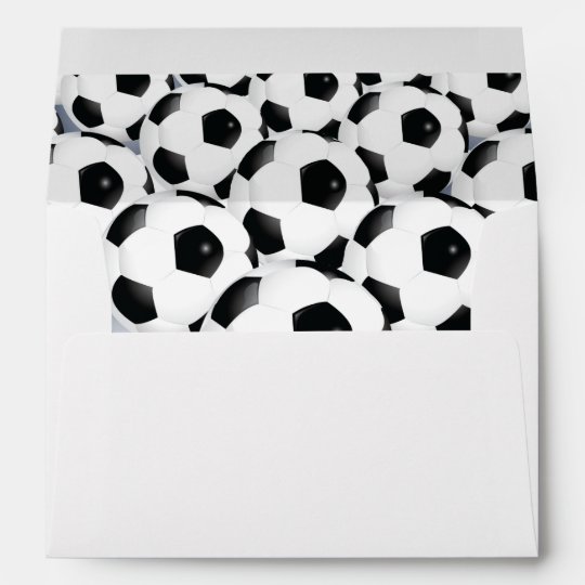 Soccer Ball Pattern Envelope | Zazzle.com