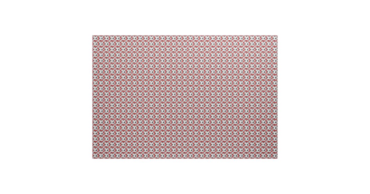 Soccer Ball Pattern Fabric | Zazzle