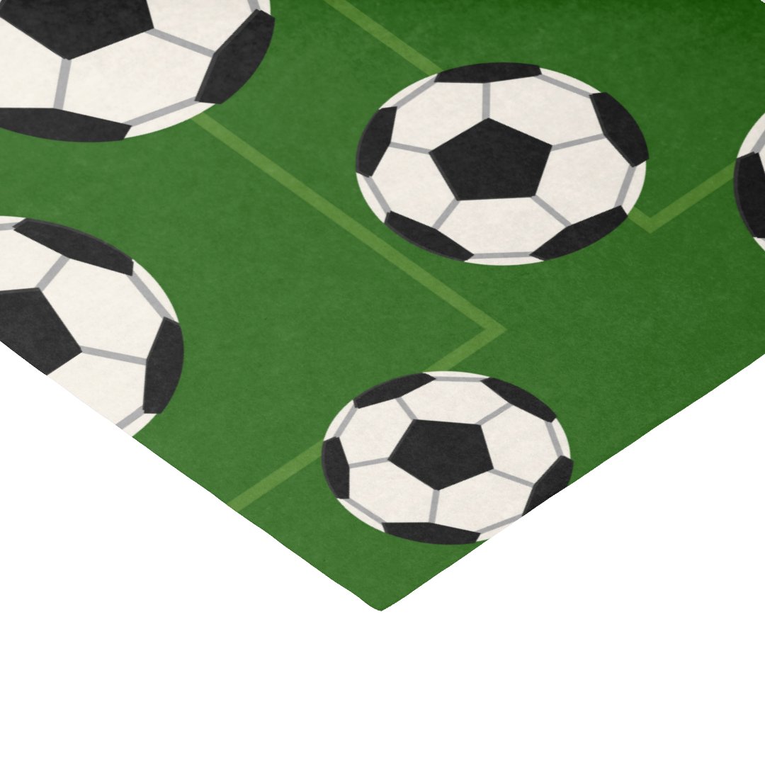 Soccer ball pattern hemed party tissue paper | Zazzle
