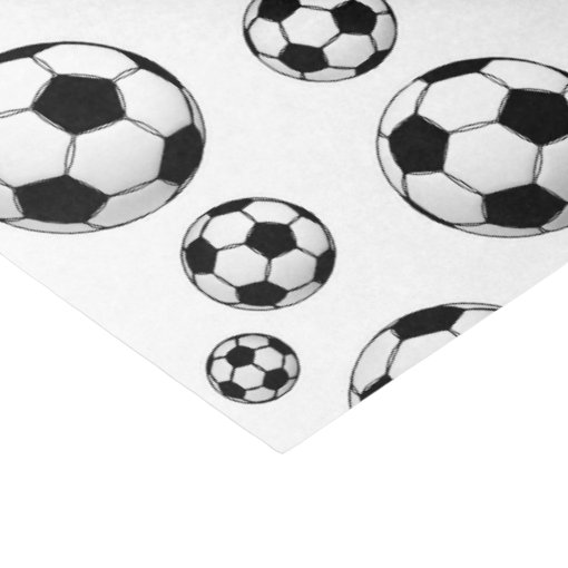 Soccer Ball Pattern Tissue Paper | Zazzle