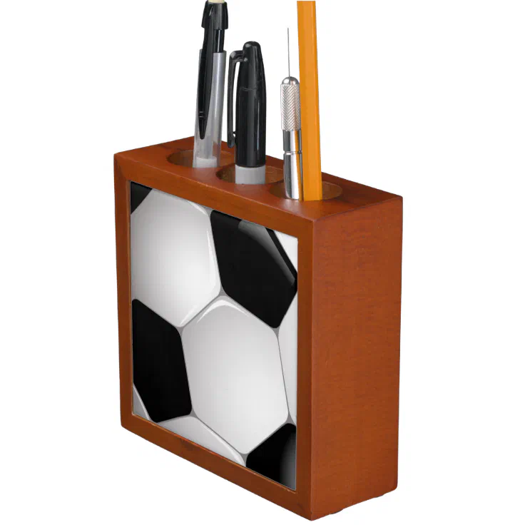Soccer Ball Pencil Holder | Zazzle