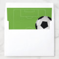 Soccer Ball | Sports Football Pitch Envelope Liner | Zazzle