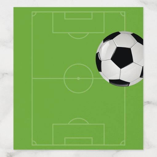 Soccer Ball | Sports Football Pitch Envelope Liner | Zazzle