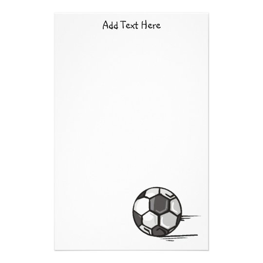 Soccer Ball Sports Stationery | Zazzle.com