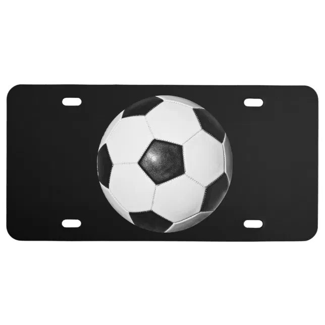 Soccer Ball Theme License Plate | Zazzle