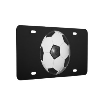 Soccer Ball Theme License Plate | Zazzle