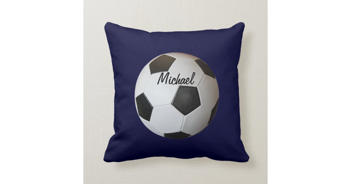 Soccer Ball Throw Pillow | Zazzle.com