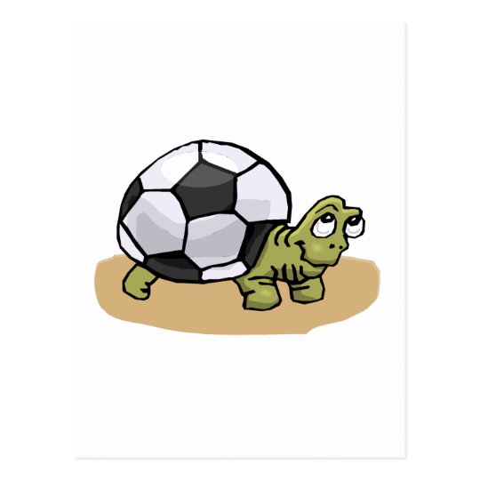 Soccer Ball Turtle Postcard | Zazzle.com
