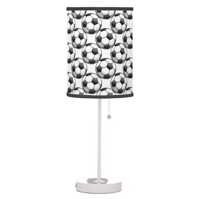 Soccer Balls Design Table Lamp Shade | Zazzle