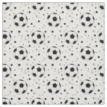 Soccer Ball Pattern Fabric | Zazzle.com