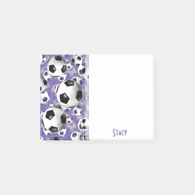 Soccer Ballz! girls' soccer Post-it Notes | Zazzle