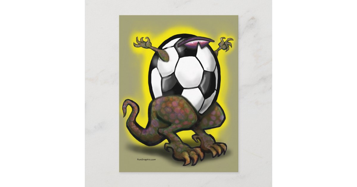 Soccer Beast Postcard | Zazzle