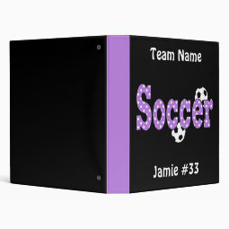 Soccer Binder | Zazzle