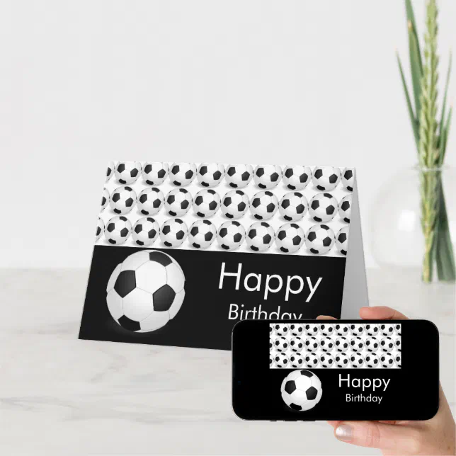 Soccer Birthday Card | Zazzle
