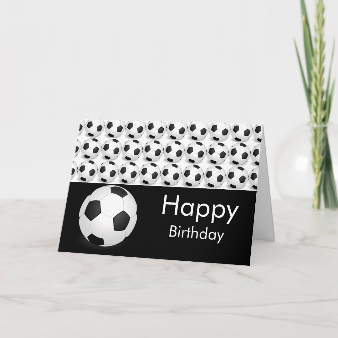 Soccer Birthday Card | Zazzle