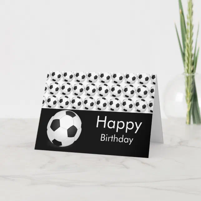 Soccer Birthday Card | Zazzle