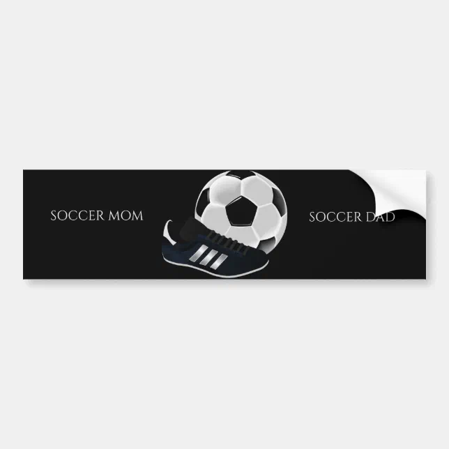 SOCCER Car bumper sticker personalized. | Zazzle