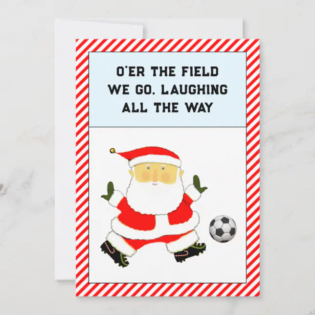 Soccer Christmas Cards | Zazzle