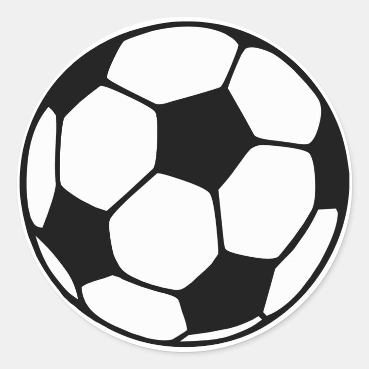 Soccer Classic Round Sticker | Zazzle