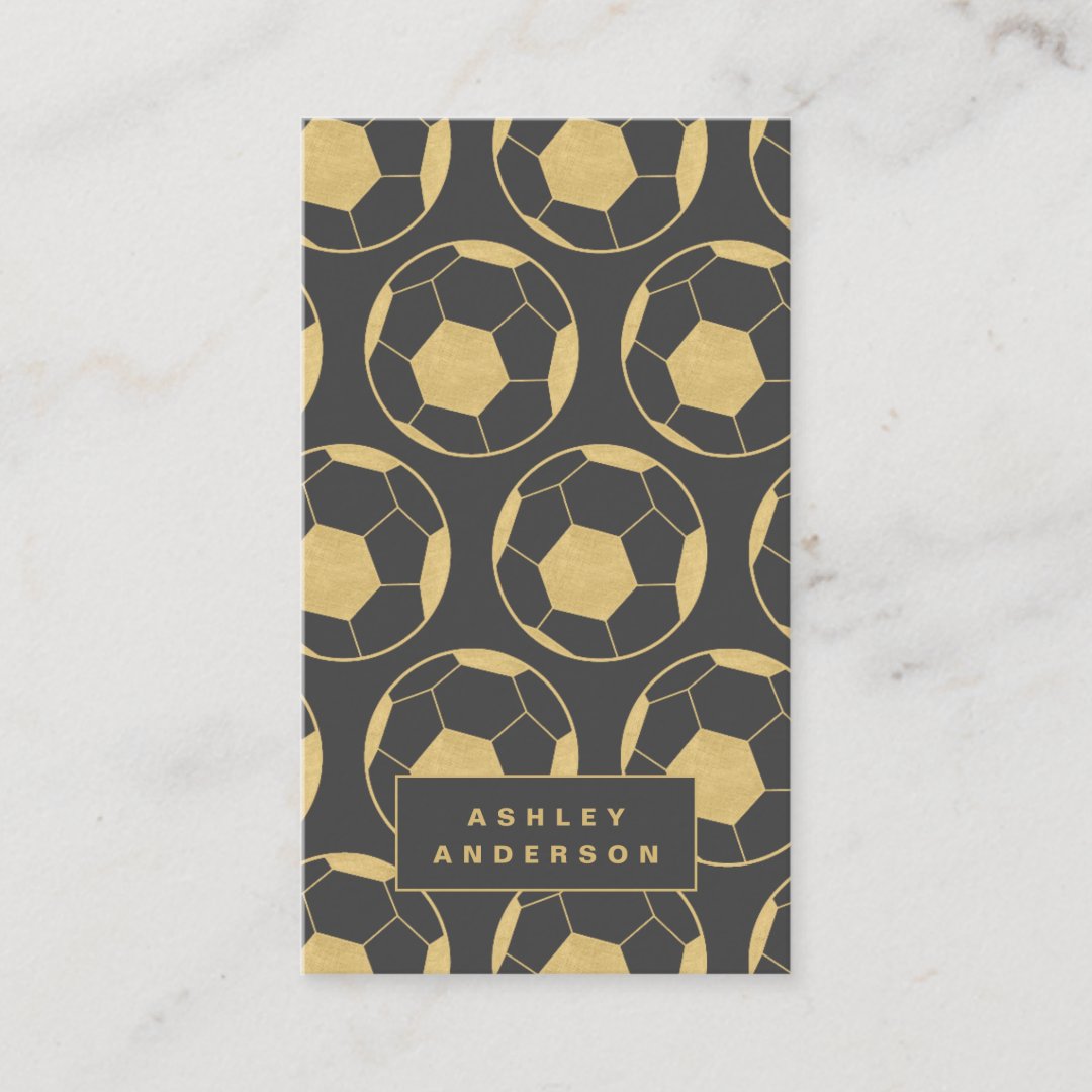 Soccer Coach and Personal Trainer Business Card | Zazzle