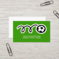 Soccer coach business card template design | Zazzle