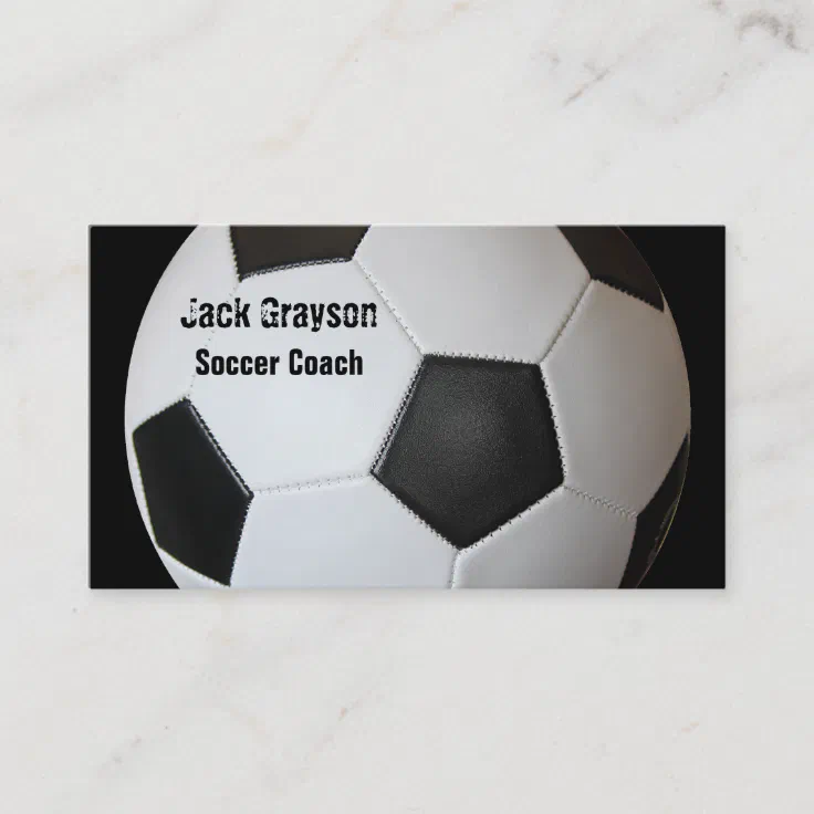 Soccer Coach Business Cards | Zazzle