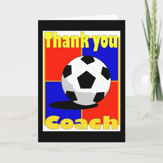 Soccer Coach card | Zazzle