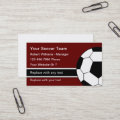 Soccer Coach Custom Business Cards | Zazzle