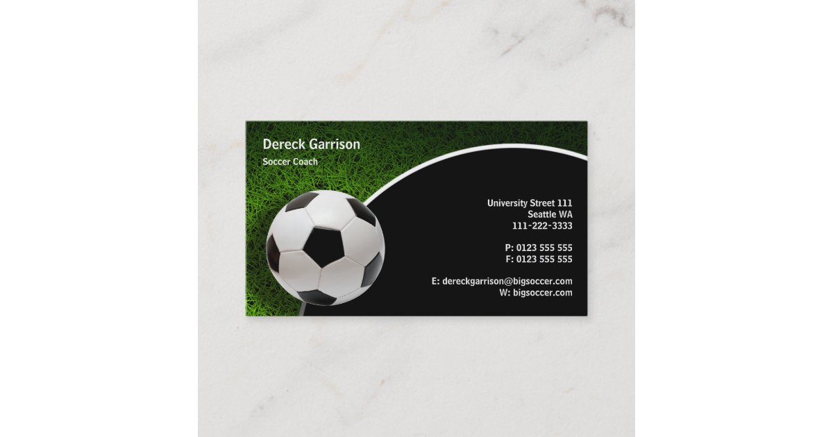 Soccer Coach | Sports Gifts Business Card | Zazzle
