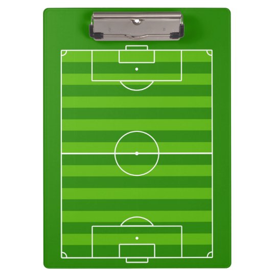 Soccer Coach's Custom Soccer Field / Pitch Sports Clipboard | Zazzle.com